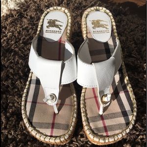 Burberry Shoes | Strapy Sandal Wedge | Poshmark
